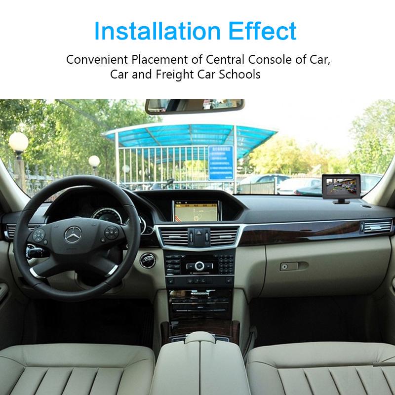 Buy 4.3 Inch TFT LCD Car Monitor Display Wireless Cameras Reverse ...