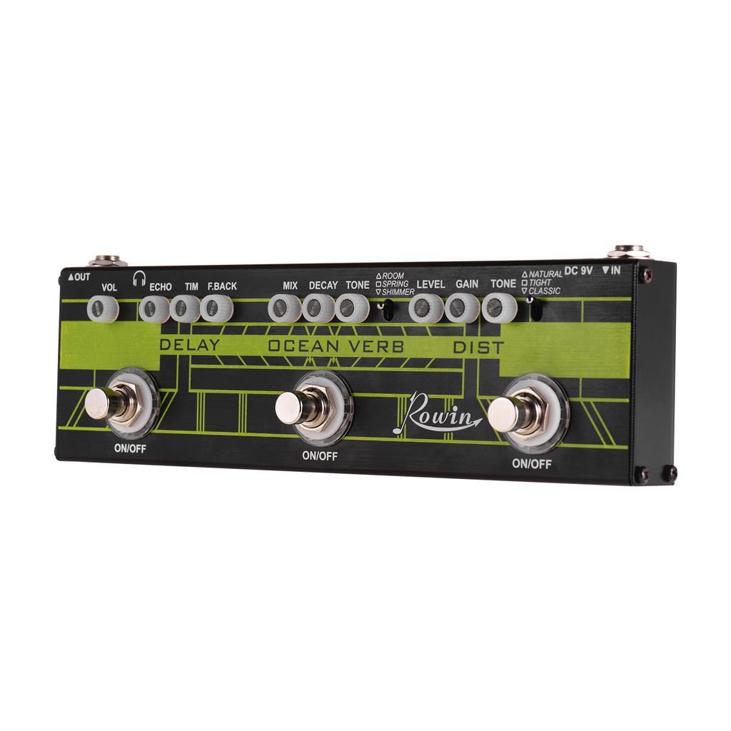 Buy Rowin DAP-1 3-in-1 Guitar Multi Effects Pedal Delay + Ocean Verb + at affordable prices ...