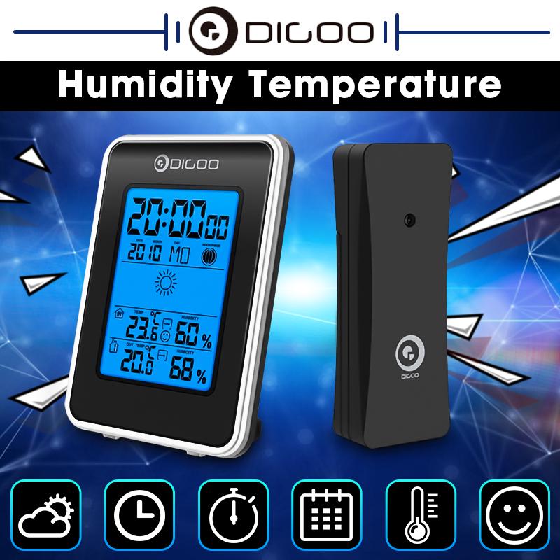 Buy Digoo DG-TH1981 Mini Weather Station Thermometer Wireless ...