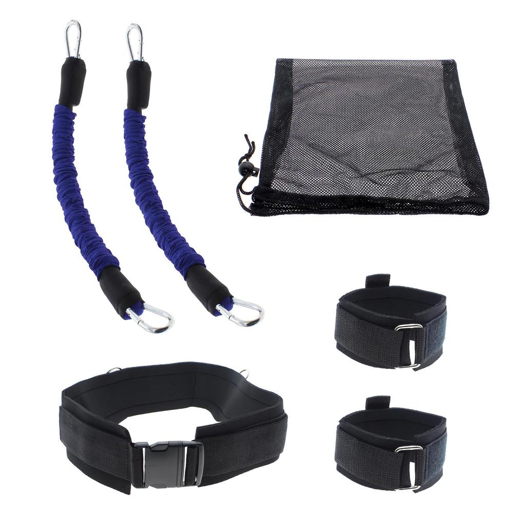 Buy 5Pcs Gym Exercise Expander Vertical Jump Resistance Bands Set ...