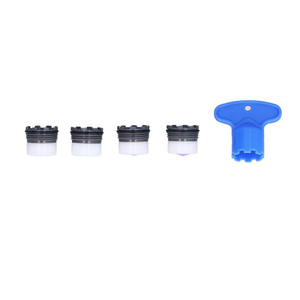 4 Pieces M16.5mm Sink Faucet Aerator 1.2GPM Flow Restrictor Bubble Tap ...