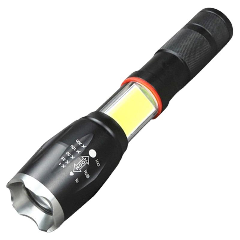 Buy Strong Light Flashlight Gift Magnetic Flashlight Led Telescopic ...