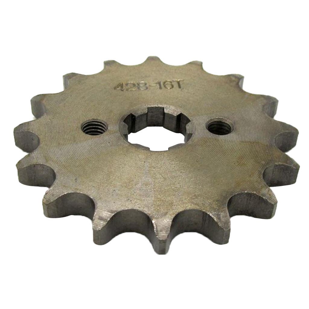 Cheap 16T Teeth 17mm 428 Chain Front Sprocket Cog Pit Quad Dirt Bike ATV Buggy | Joom