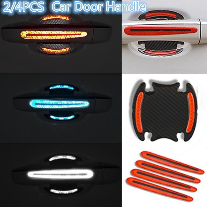 Kaufe 2/4PCS 5D Reflective Sticker Car Door Handle Bowl Stickers New ...