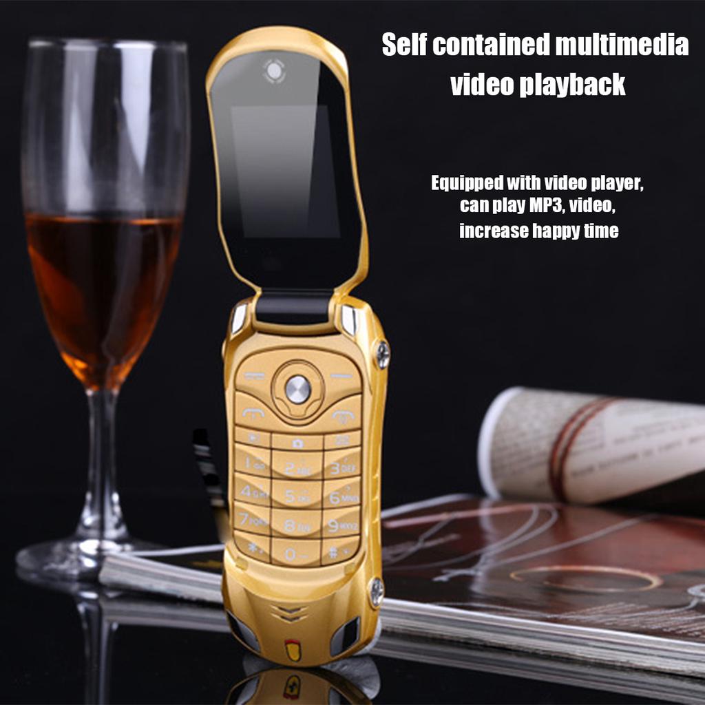 Buy Car Phone Newmind F15 Flip Phone With Camera Dual SIM LED Light 1.8 ...