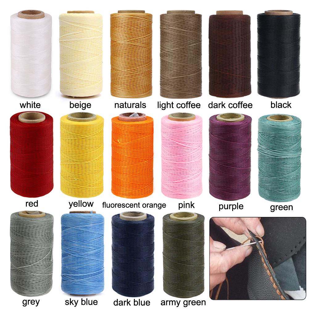 Buy Dia.1MM 80ft Flat Waxed Thread Dacron Cord For Handcraft Leather ...