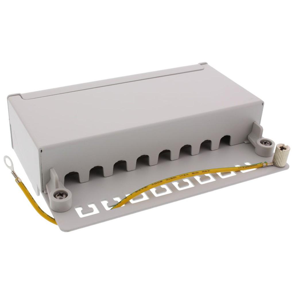 Buy InLine® Patch Panel, Cat.6A Table / Wall Set, 8-port, Light Gray ...