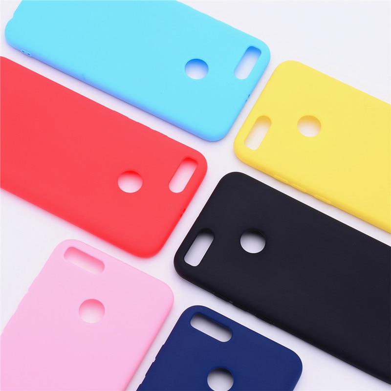 Buy Xiaomi Mi A1 Case Silicon Cover Soft Silicone Color Matte TPU Back ...