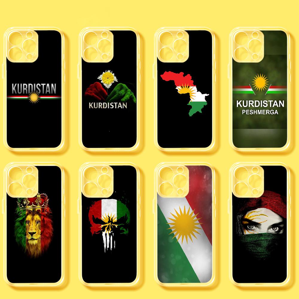 Buy Kurdistan Flag Transparent Phone Case TPU Soft Cover For IPhone Xiaomi Redmi Samsung Galaxy ...