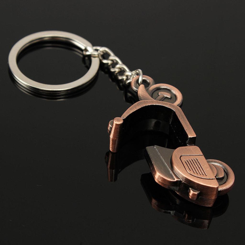 Buy Bronze Fashion 3D Motorcycle Scooter Key Ring Chain Keyring Fob ...