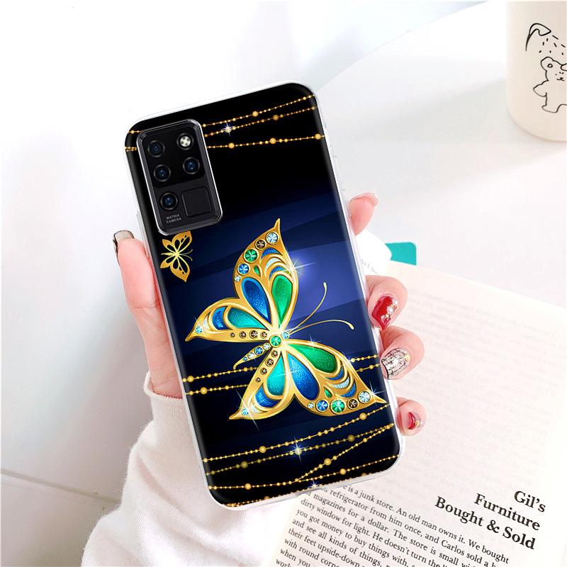 Cases For Oukitel C21 Pro Case Silicone Bags Matte DIY Painted Capa ...