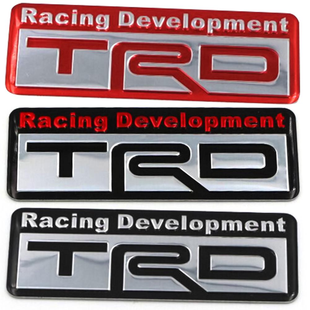 Stylish 3D Metal TRD Car Trunk Sticker Emblem Badge Decor for Toyota ...