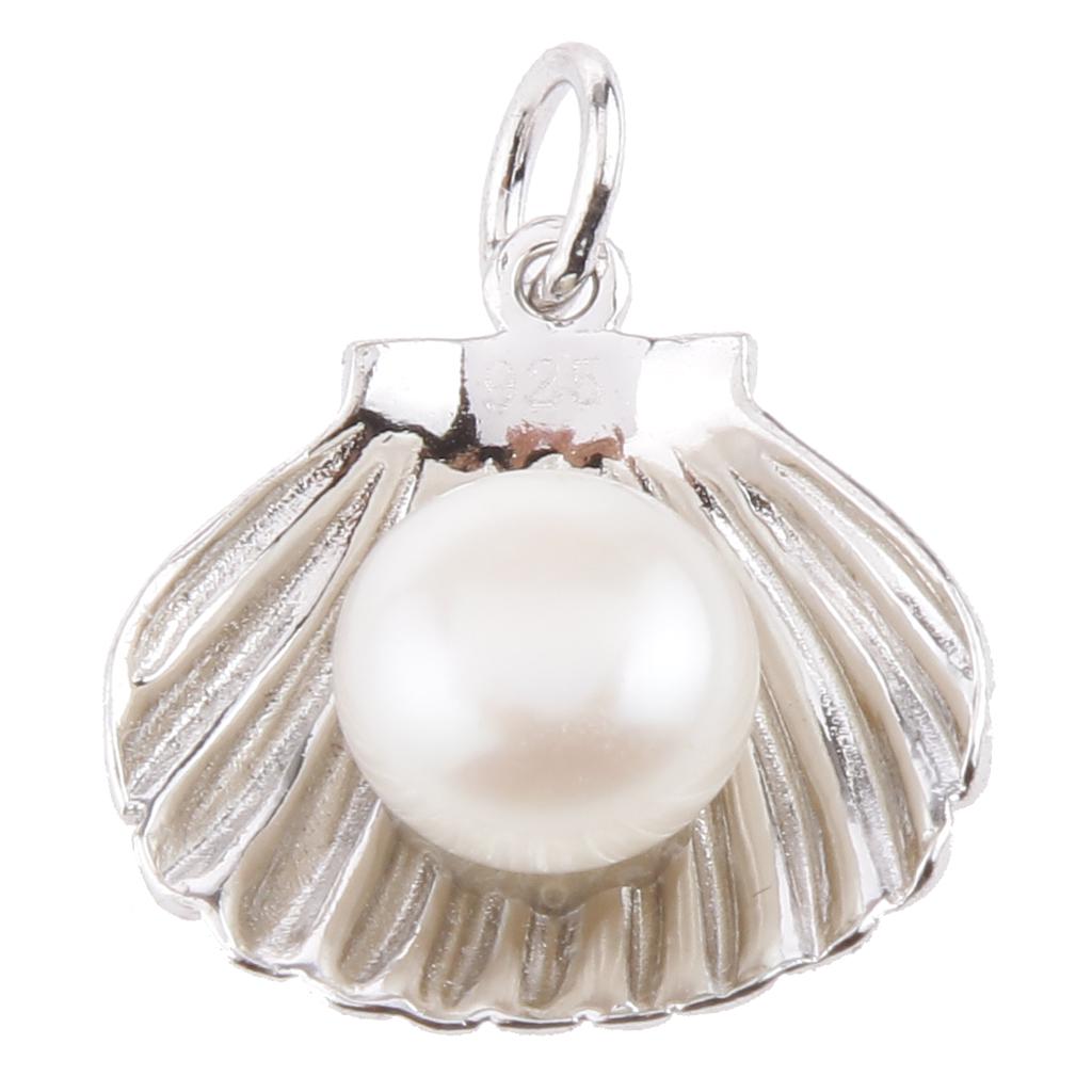 Buy Exquisite Natural Pearl Sea Shell Pendant Necklace Charm Women ...