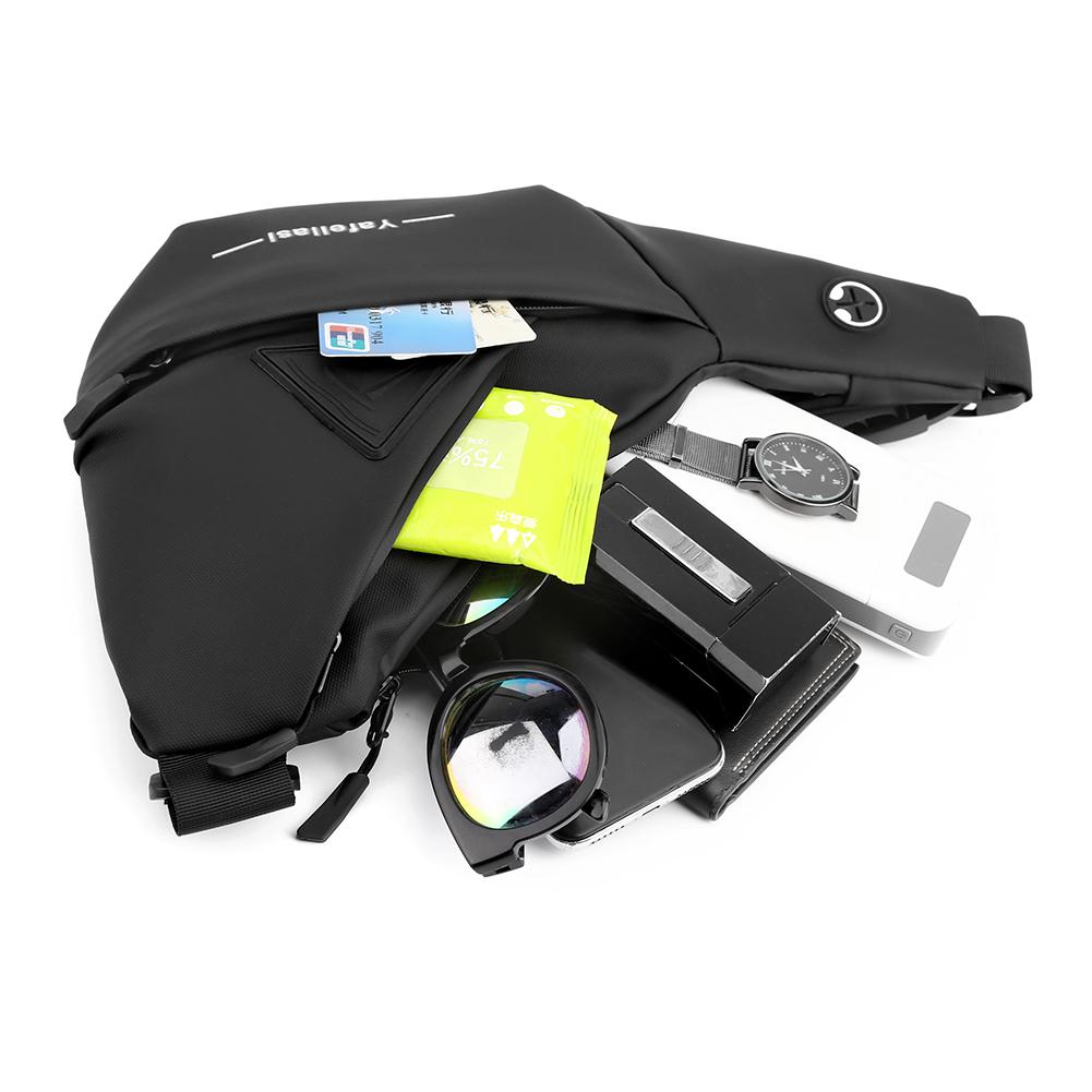 Cheap Men Crossbody Chest Bag Wear-resistant Nylon Sports Camping ...