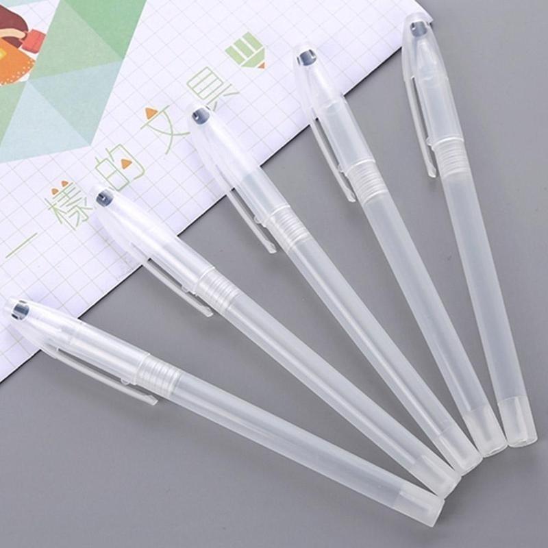 Buy 20pcs Gel Pen Shell Ballpoint Pen Shell Transparent Pen Cover Clear ...
