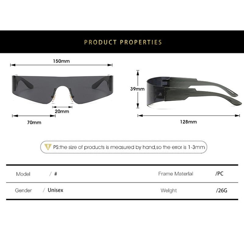 Buy Sports Trends Goggles Sunglasses Women Men Punk Glasses at ...