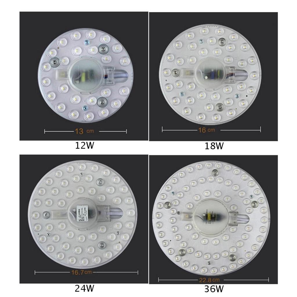 Buy Round Led Module 12/18/24/36W AC 220V Replace Ceiling Lamp Retrofit ...