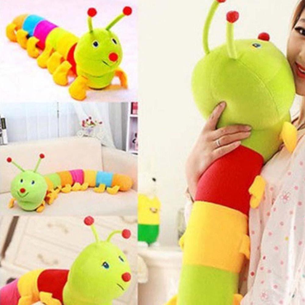 Buy Cute Inchworm Soft Caterpillar Toy Colored Developmental Child Baby ...