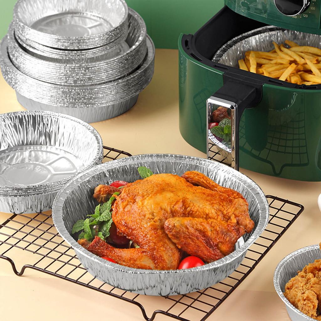 Buy Air Fryer Tin Paper Tray Household Oil Absorbent Paper Oven Baking ...