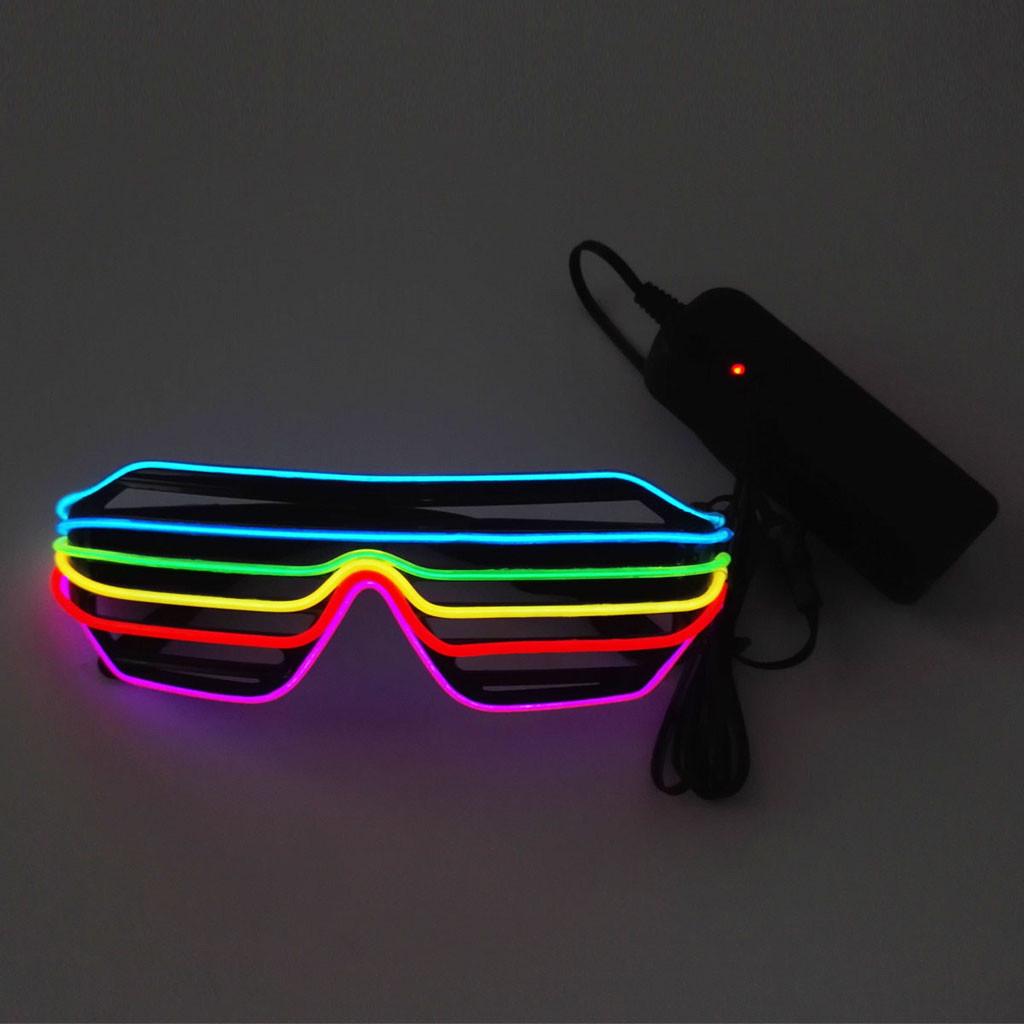[EC] Crazy Sale Fashion LED Glasses Light Up Shades Flashing Rave ...