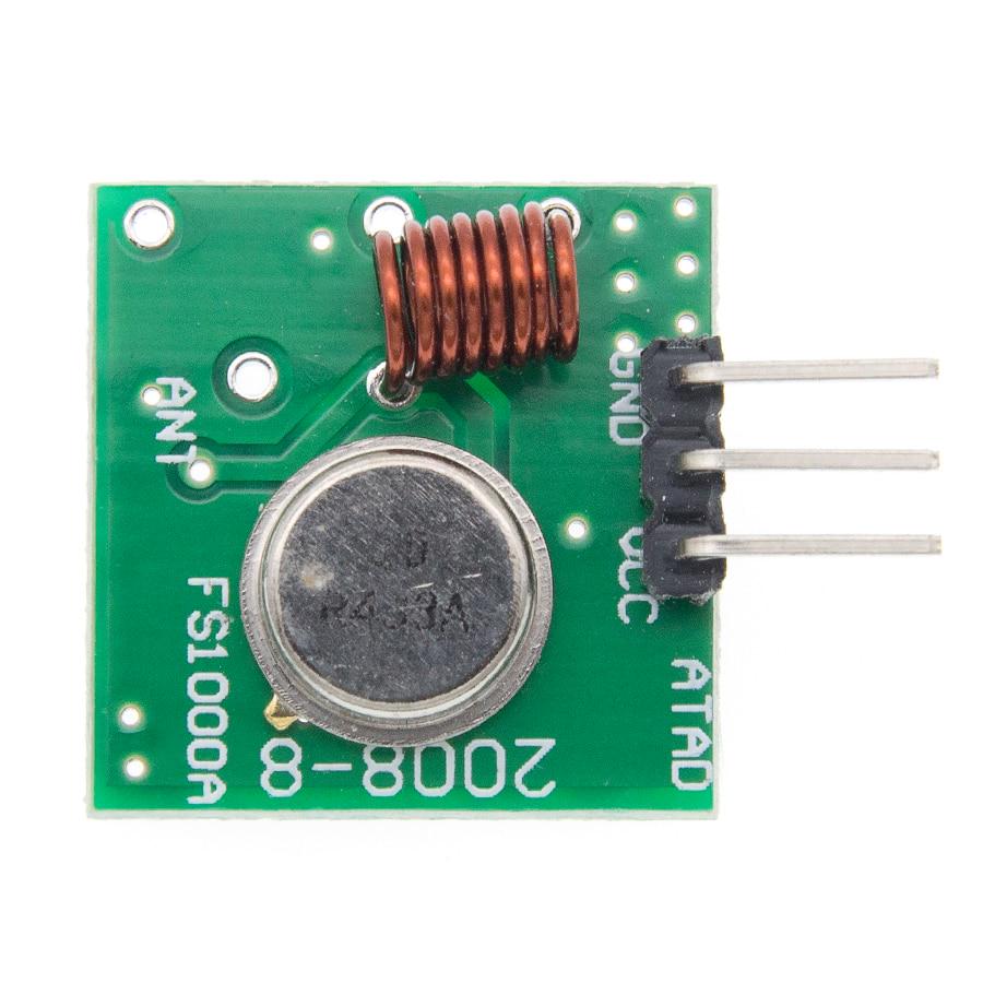 Buy 433Mhz RF Wireless Transmitter Module and Receiver Kit 5V DC 433MHZ ...