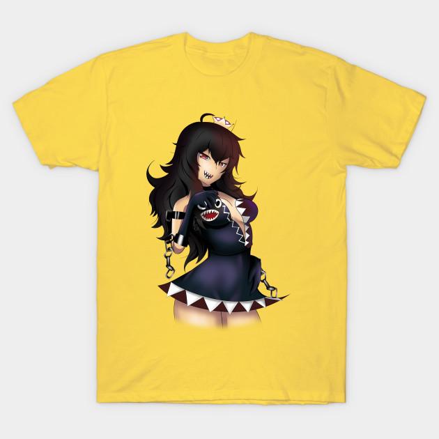 Super Mario Bros Chain Chomp Princess Man T Shirt Clothes Girls Ulzzang ...