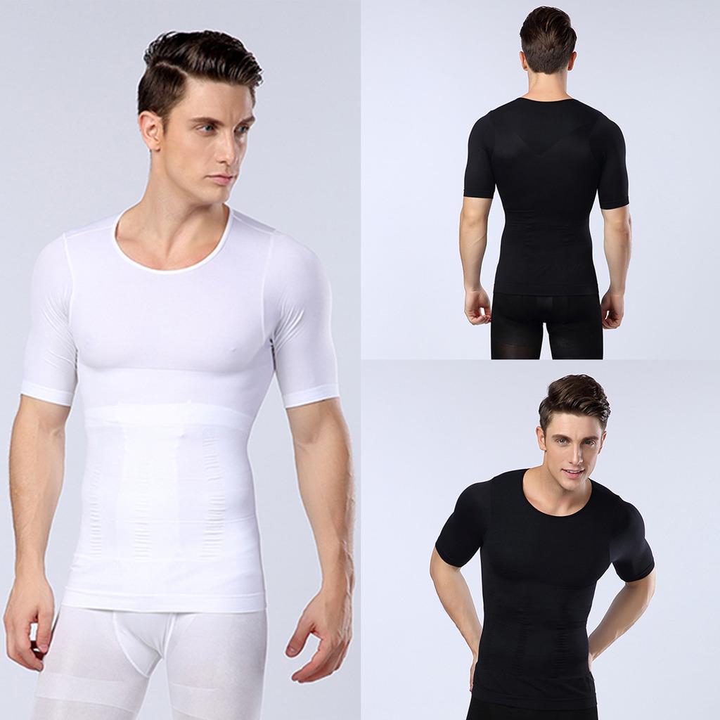 Buy Men Slimming Shaper Posture Vest Male Belly Abdomen for Corrector ...