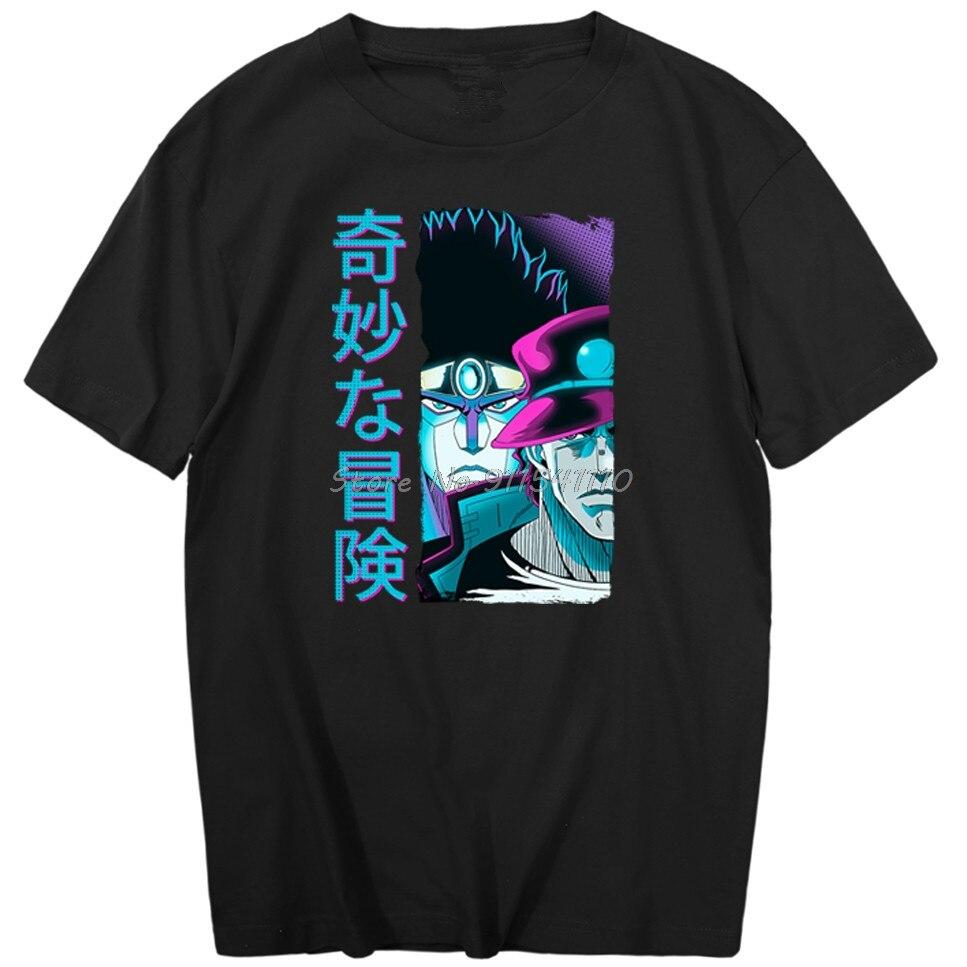 Cheap Jojo's Bizarre Adventure T-Shirt Summer Solid Color Men Tshirts ...