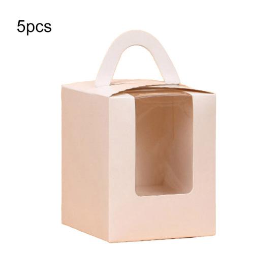 Cheap Cake Box Clear Window Container with Handle Party Gift | Joom