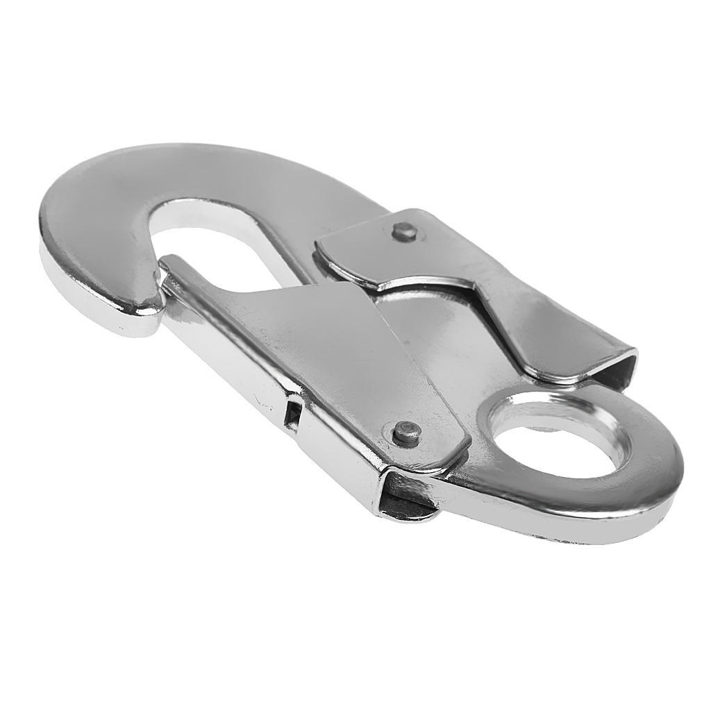 Buy 2pcs Safety Climbing Scaffold Spring Locking Rope Quick Snap Hook ...