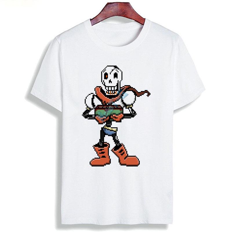 Buy Sprite Undertale Papyrus Pixel Art Flowey Anime Print Tshirt ...