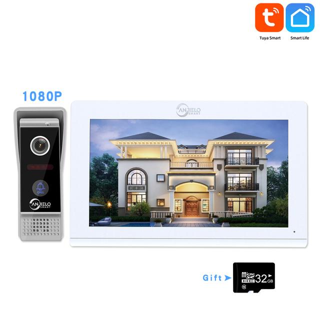 Cheap 10 inch Tuya Smart Wifi Video Intercom System 1080P Smart Video ...