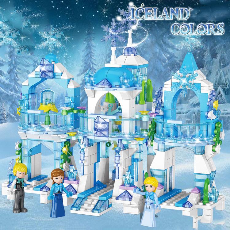 Buy Ice Building Blocks Set Iceland Model Brick Toys Children ...