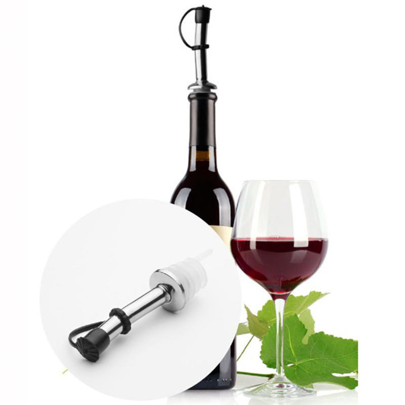 Buy Wine Bottle Stoppers Wine Pourer Liquor Spirit Pourer Free Flow ...