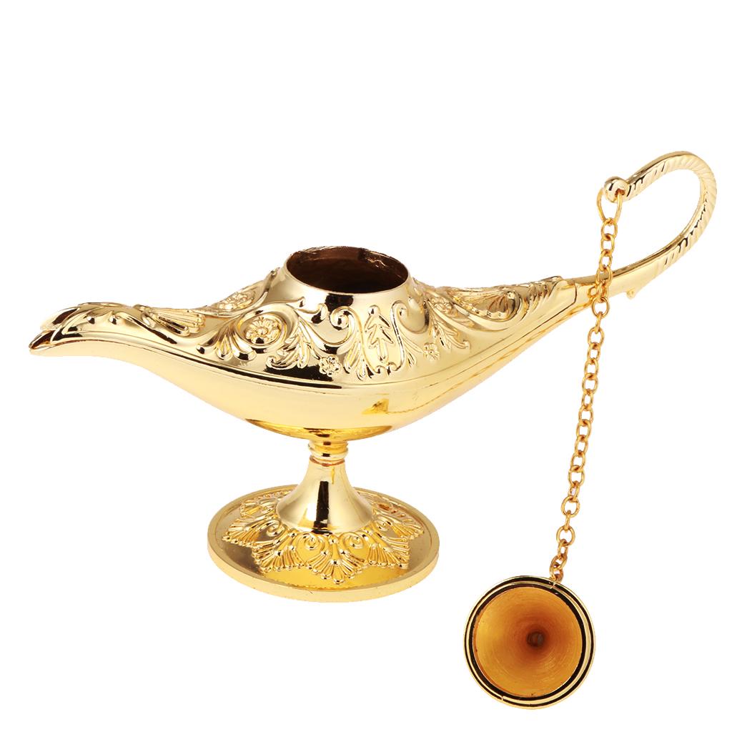 3 Pieces Vintage Craved Flower Magic Panto Arabian Light Genie Lamp Box ...