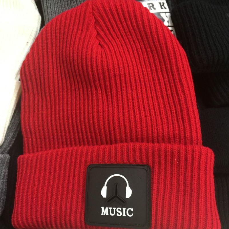 Buy Music Pattern Skullies Beanies Knitting Casual Adult Beanie Cap Hip ...