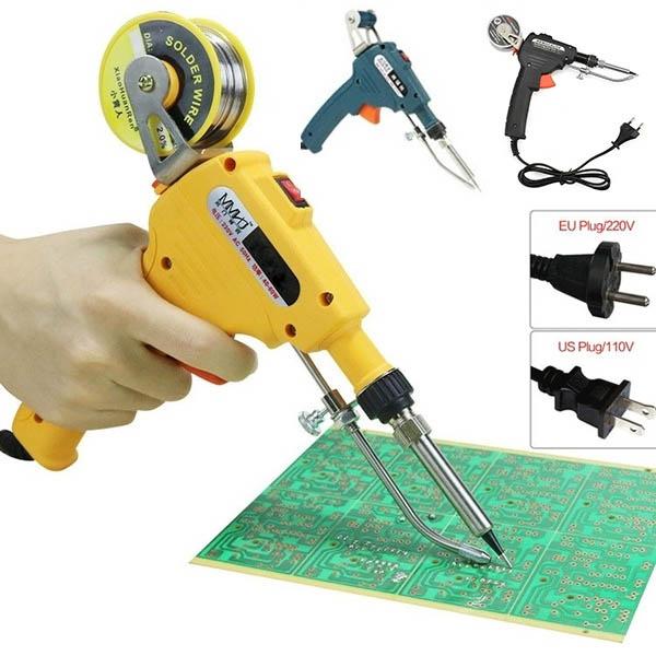 Buy 60W 220V Electric Soldering Iron Semi Automatic Tin Gun Solder ...