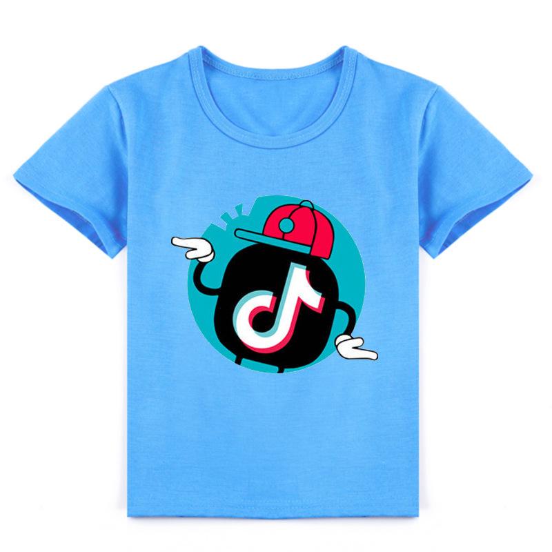 💰Kjøp Summer Children's Clothing Tik Tok Printing Children Boys and ...