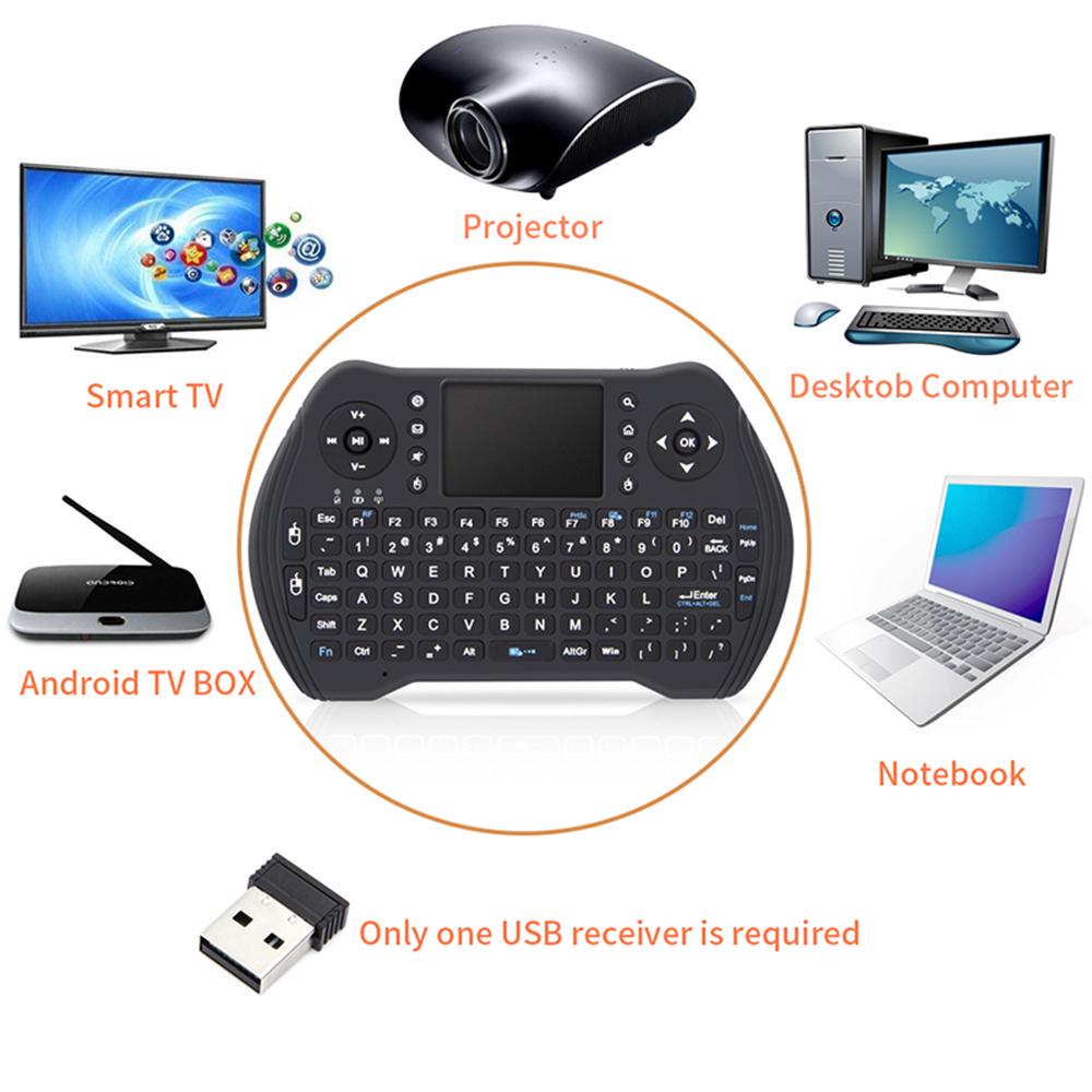 Buy MT10 2.4GHz Mini Wireless Keyboard Mouse Combo Game Keyboard with 2 ...