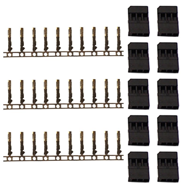 Dagu Rudder Plug Buckle Connector + JR Male & Female Gold Plated ...