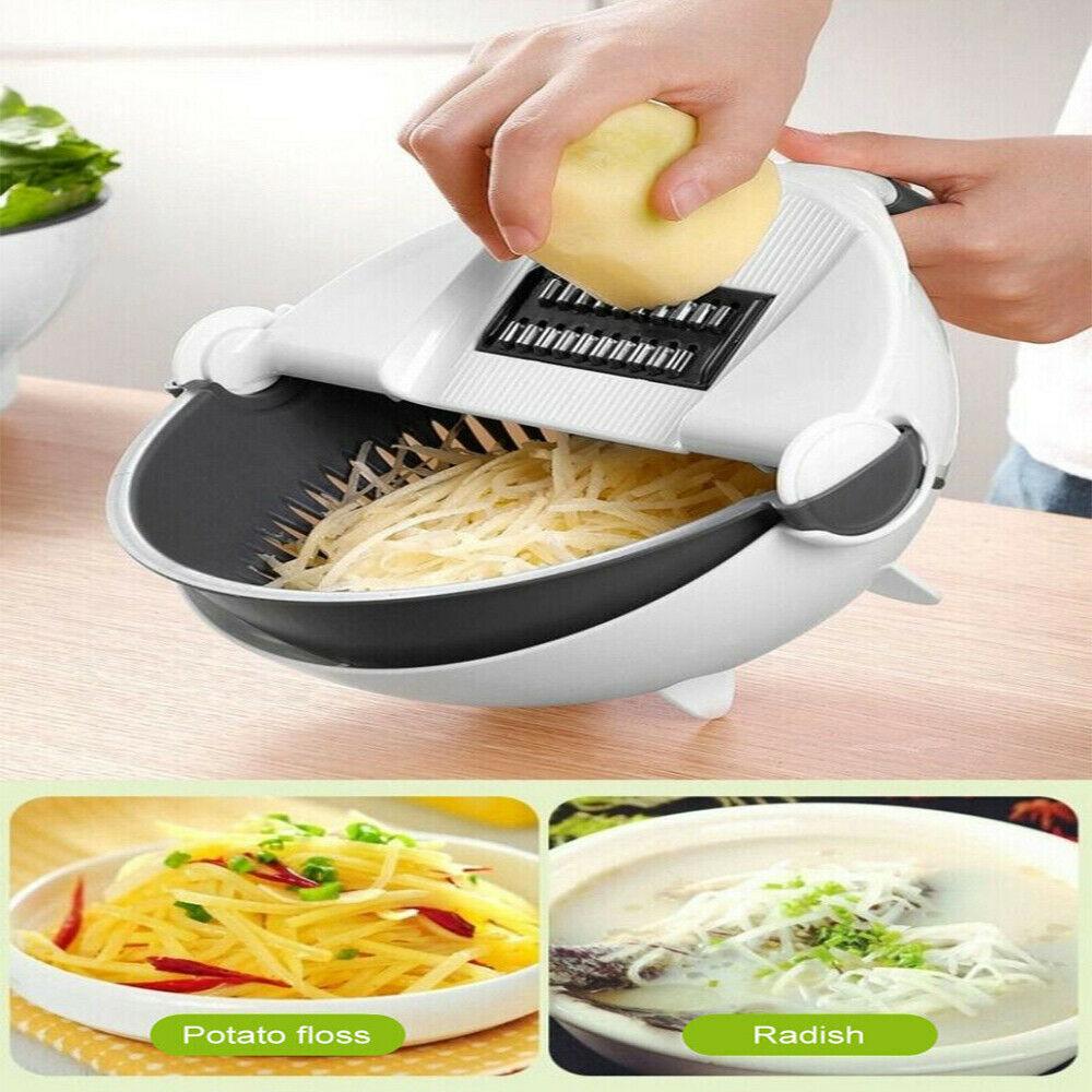 Buy Magic Rotate The Vegetable Cutter Salad Fruit Peeler Dicer Chopper ...