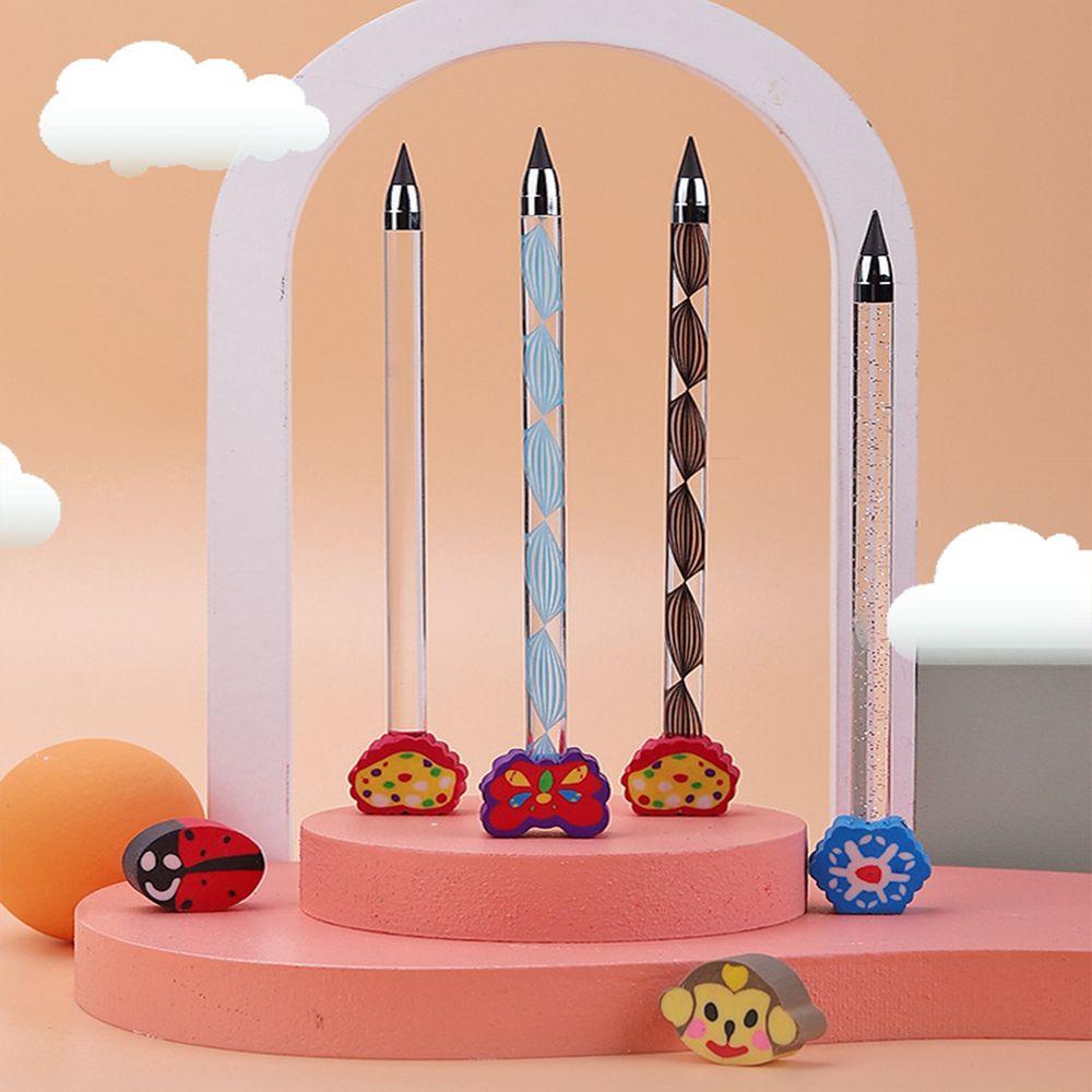 Buy Head Reusable Pen Unlimited Writing Eternal Pencil Erasable Pen ...