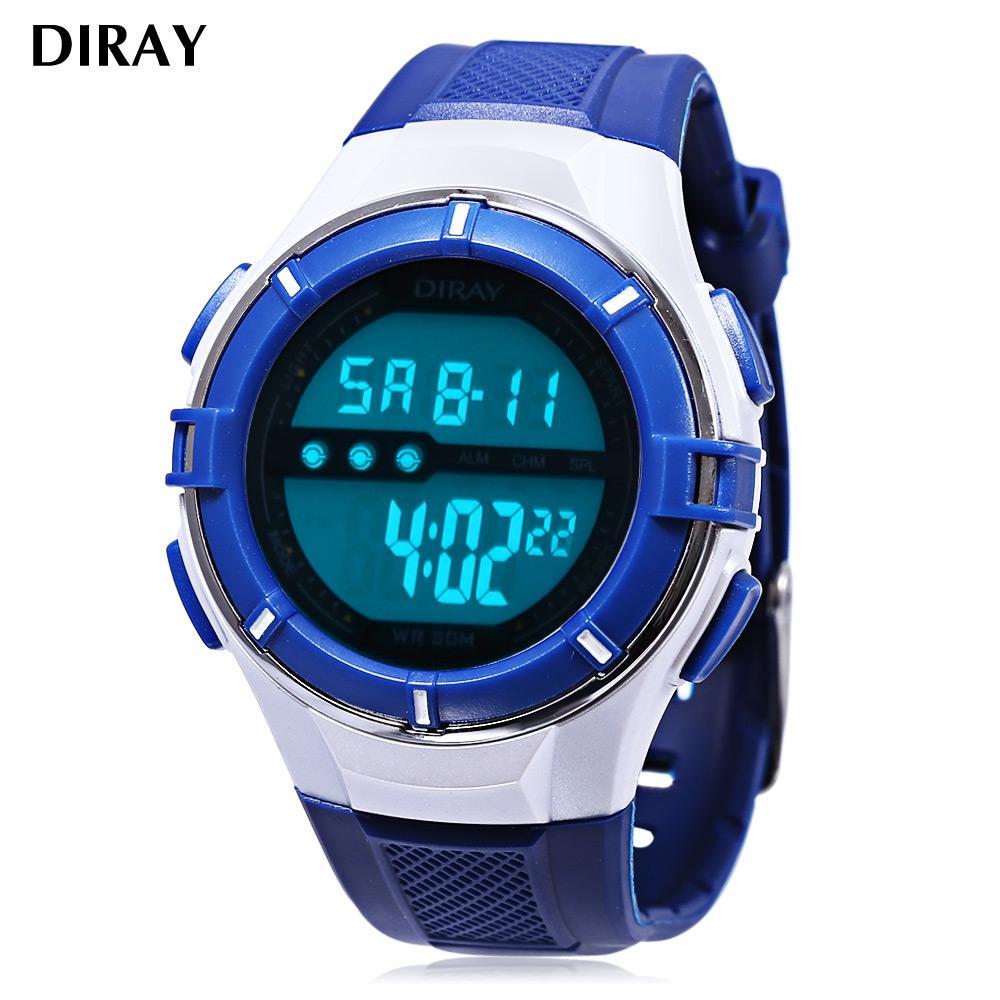 Buy DIRAY DR - 205L Children LED Digital Watch Date Day Display 50m ...