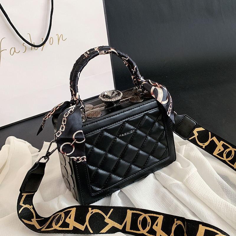 Cheap Heavy Industry Ladies Bag with Diamonds PU One Shoulder Crossbody ...