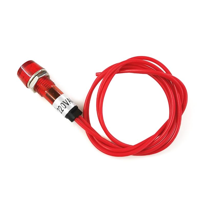 380v/220v LED Flush Panel Mount Indicator Light Red/Green Pilot Light ...