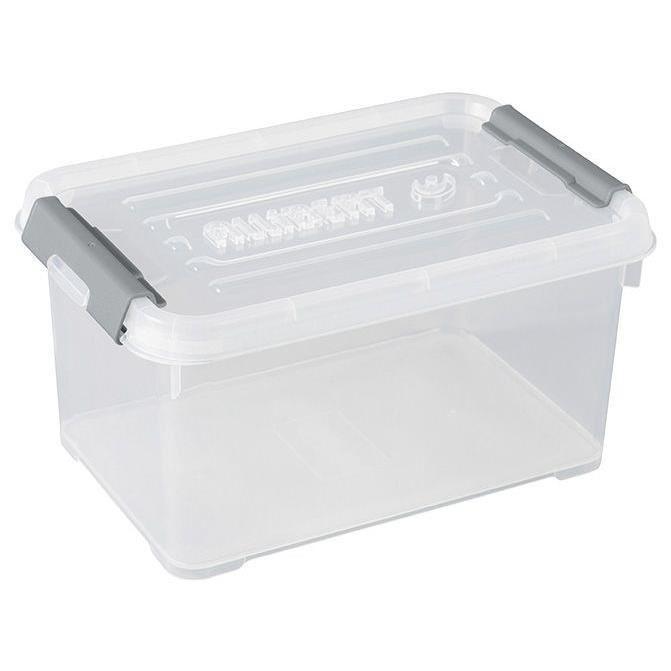 Buy Allibert handy plus storage box - gray clips - transparent cover ...
