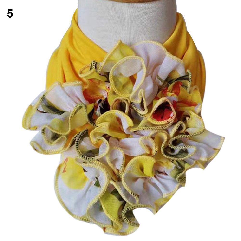 Cheap Dilara Big Flower Breathable Collar Scarf Neckerchief Ring Neck ...