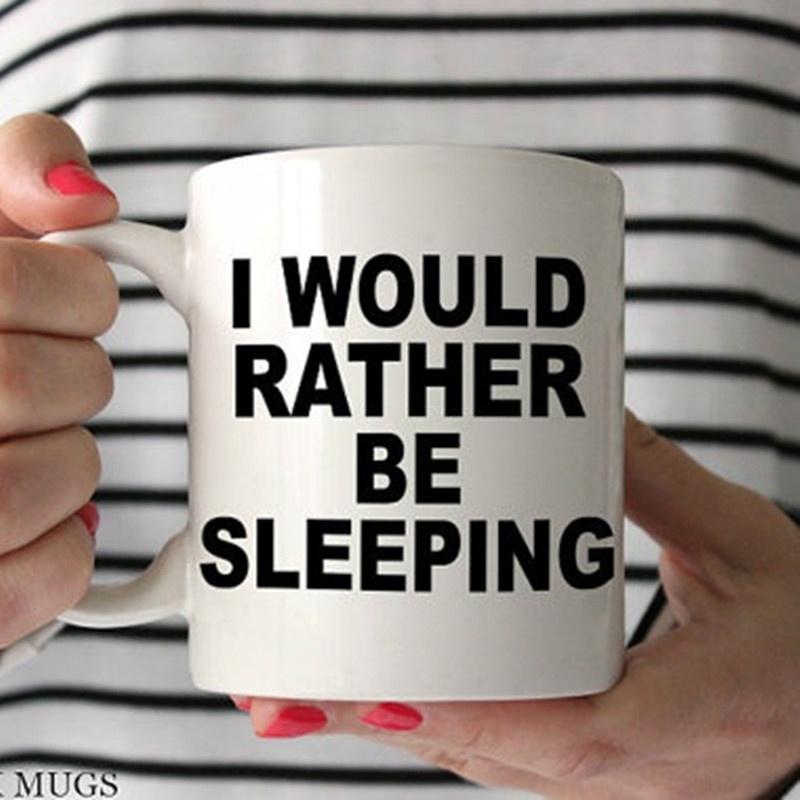 Buy Funny Mugs Rather Be Sleeping Mug Funny Quote Mug Mugs With Quotes ...