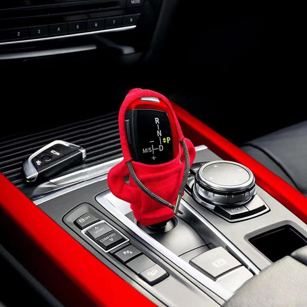 Buy 2pcs Fun Shift Knob Hoodie Cover, Shift Lever Cap Bushing With ...