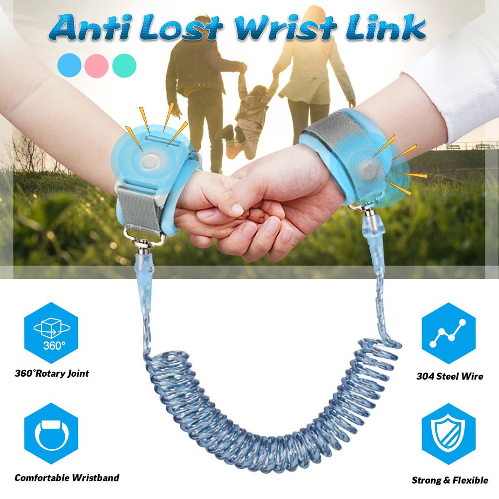 Buy 1.5m/2m/2.5m Child Safety Harness Leash Anti Lost Adjustable Wrist ...